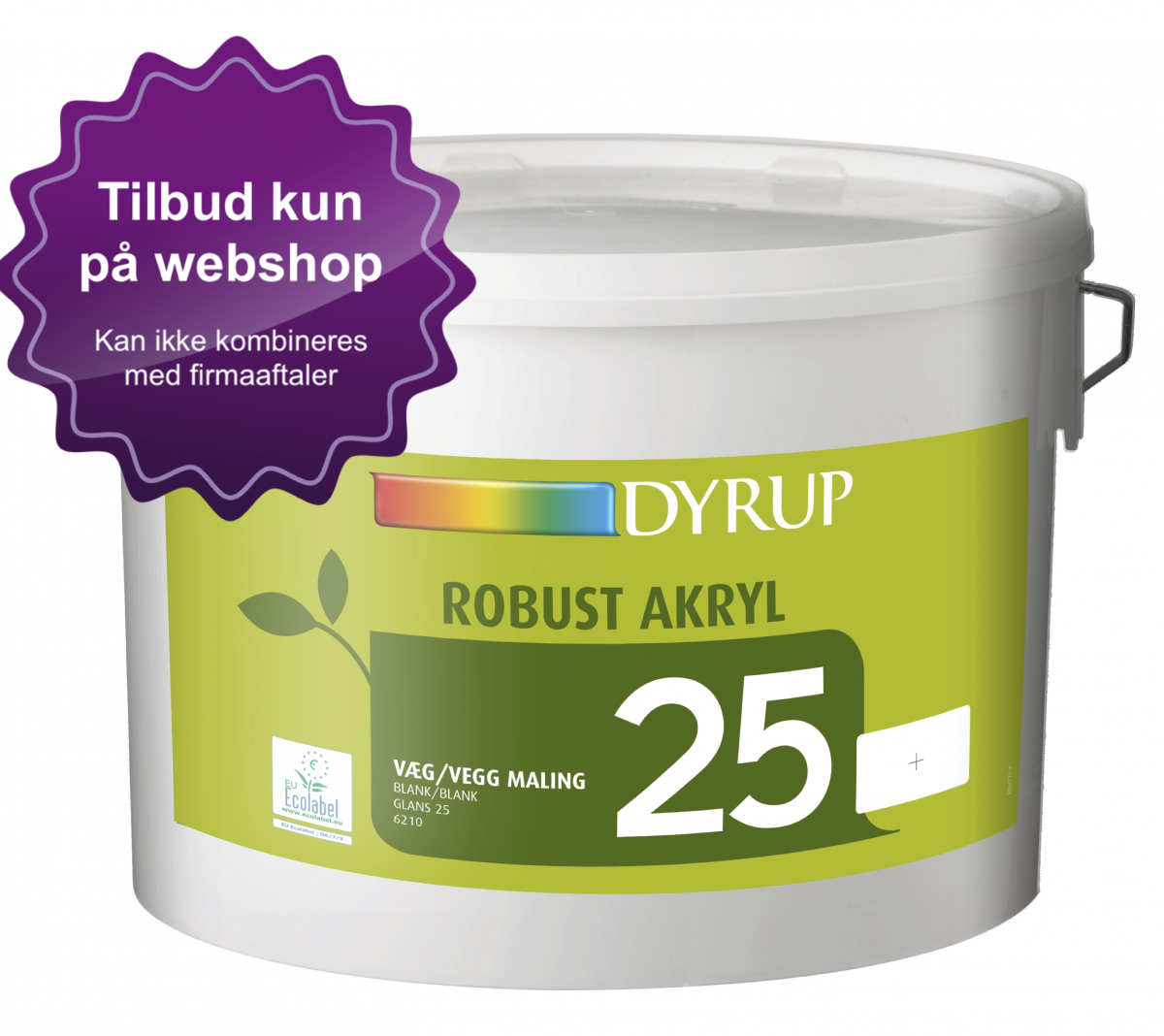 Shop Dyrup Robust Akryl 25 vægmaling. Online bestilling